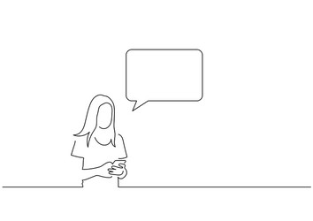 Communication line drawing Royalty Free Vector Image