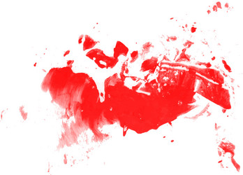Stylish red watercolor splatter texture stain Vector Image