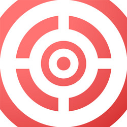 Target icon - background Royalty Free Vector Image