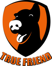 Dog true friend Royalty Free Vector Image - VectorStock