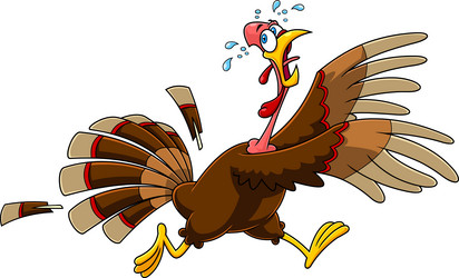 Cartoon Running Turkey Vector Images (over 360)