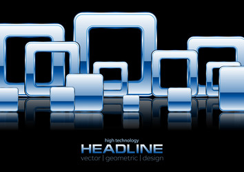 Blue Chrome 3d Wallpapers