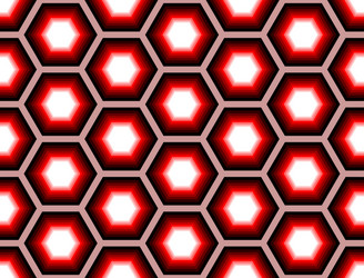 Design distorted hexagon geometric pattern Vector Image