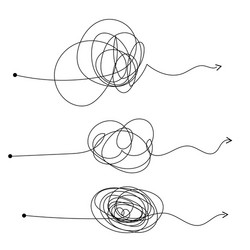 Insane messy line Royalty Free Vector Image - VectorStock