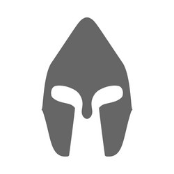 Military green helmet armor protection symbol Vector Image