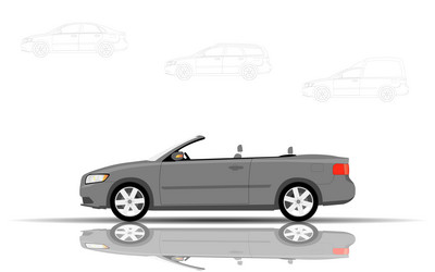Convertible Side Drawing Vector Images (92)