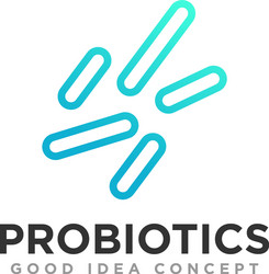 Bacteria logo design template Royalty Free Vector Image