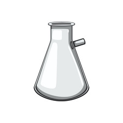 Research laboratory glassware cartoon Royalty Free Vector
