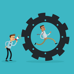 Businessman design success icon colorful Vector Image