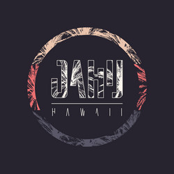 Hawaii oahu t-shirt and apparel design Royalty Free Vector