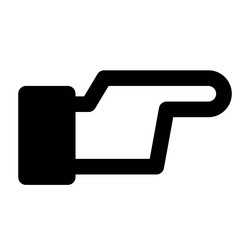 Poke finger used to accuse or blame someone Vector Image