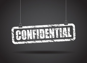 Secure digital space virtual confidential Vector Image