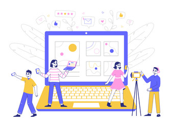 Multimedia Content Vector Images (over 8,100)