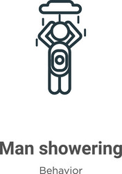 Man Showering Vector Images (over 6,200)