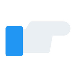 Poke finger used to accuse or blame someone Vector Image