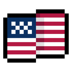 American Flag Pixelated Vector Images (over 430)