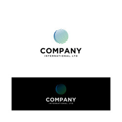 Modern and strong letter o initials logo design 2 Vector Image