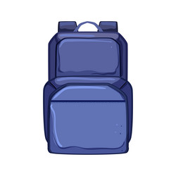 Travel laptop bag cartoon Royalty Free Vector Image