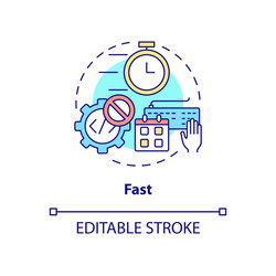 No time concept with clock icon 3d Royalty Free Vector Image