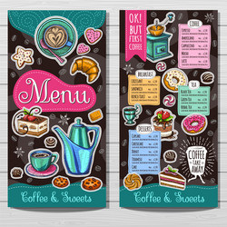 Hand drawn menu Royalty Free Vector Image - VectorStock