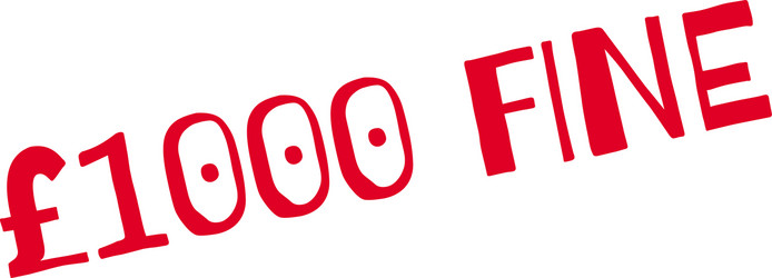 1000 pounds fine rubber stamp Royalty Free Vector Image