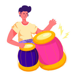 Tabla player Royalty Free Vector Image - VectorStock