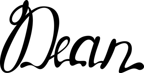 Penelope name lettering tinsels Royalty Free Vector Image