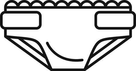 Baby Diaper Outline