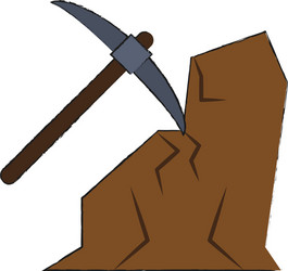 Pick construction tool Royalty Free Vector Image