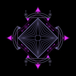 Purple Sacred Geometry Vector Images (over 470)