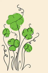 Shamrock Line Art Vector Images (over 3,800)