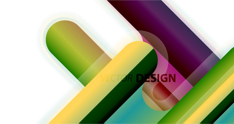 Abstract liquid lines geometric background Vector Image