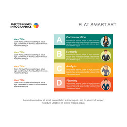 Business project process infographic Royalty Free Vector