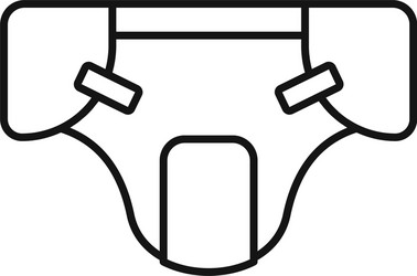 Baby Diaper Outline