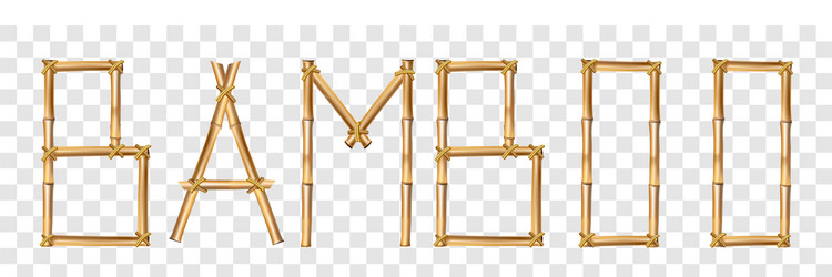 Bamboo Letters Vector Images (over 1,100)