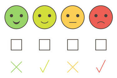 Emoticons set of smiley icons Royalty Free Vector Image