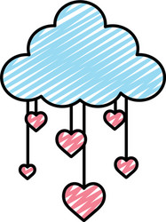 Hearts Cloud Vector Images (over 42,000)