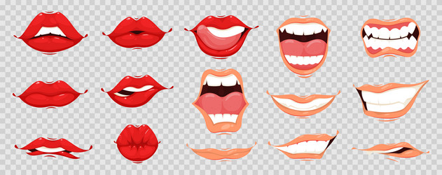 Female open mouth Royalty Free Vector Image - VectorStock