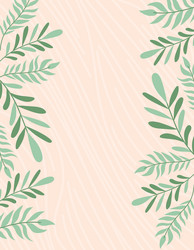 Plants background design Royalty Free Vector Image