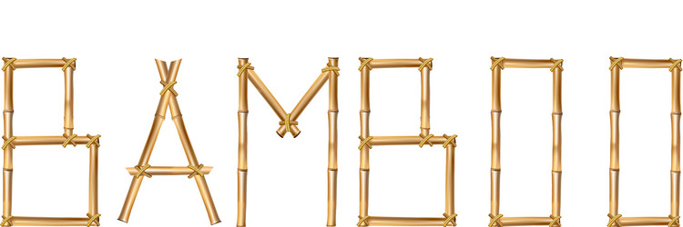 Bamboo Letters Vector Images (over 1,100)