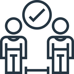 Long distance icon isolated on white background Vector Image