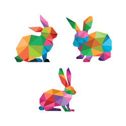 Rabbit Poly Vector Images (over 340)