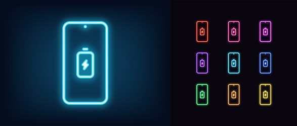 Neon Phone Cell Vector Images (over 2,300)