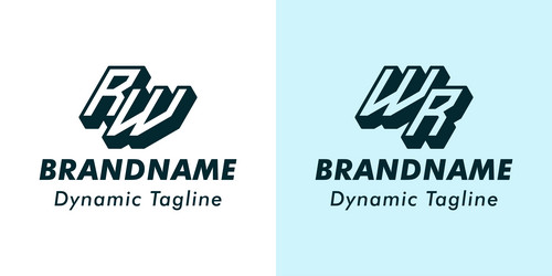 Letter Rw Logo Vector Images (over 1,800)