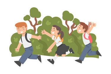 Kids Running in the Class Vector Images (over 200)