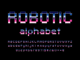 Lowercase Pixel Alphabet Vector Images (over 110)