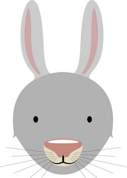 Avatar of a cute rabbit Royalty Free Vector Image