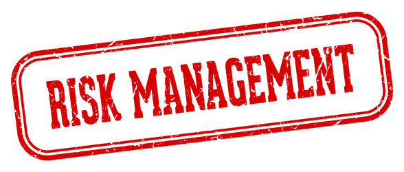 Risk stamp rectangular on white Royalty Free Vector Image