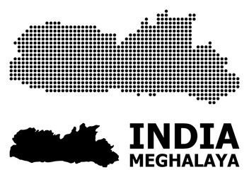 Meghalaya Map Vector Images (over 300)