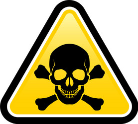 Danger sign Royalty Free Vector Image - VectorStock